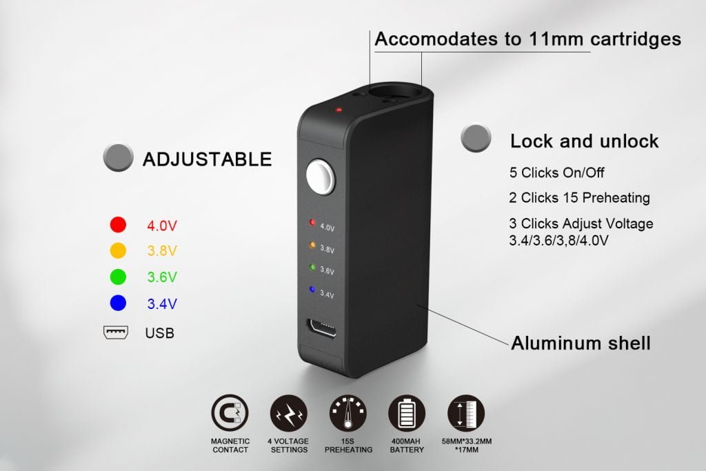 Booster Dab Pen Battery