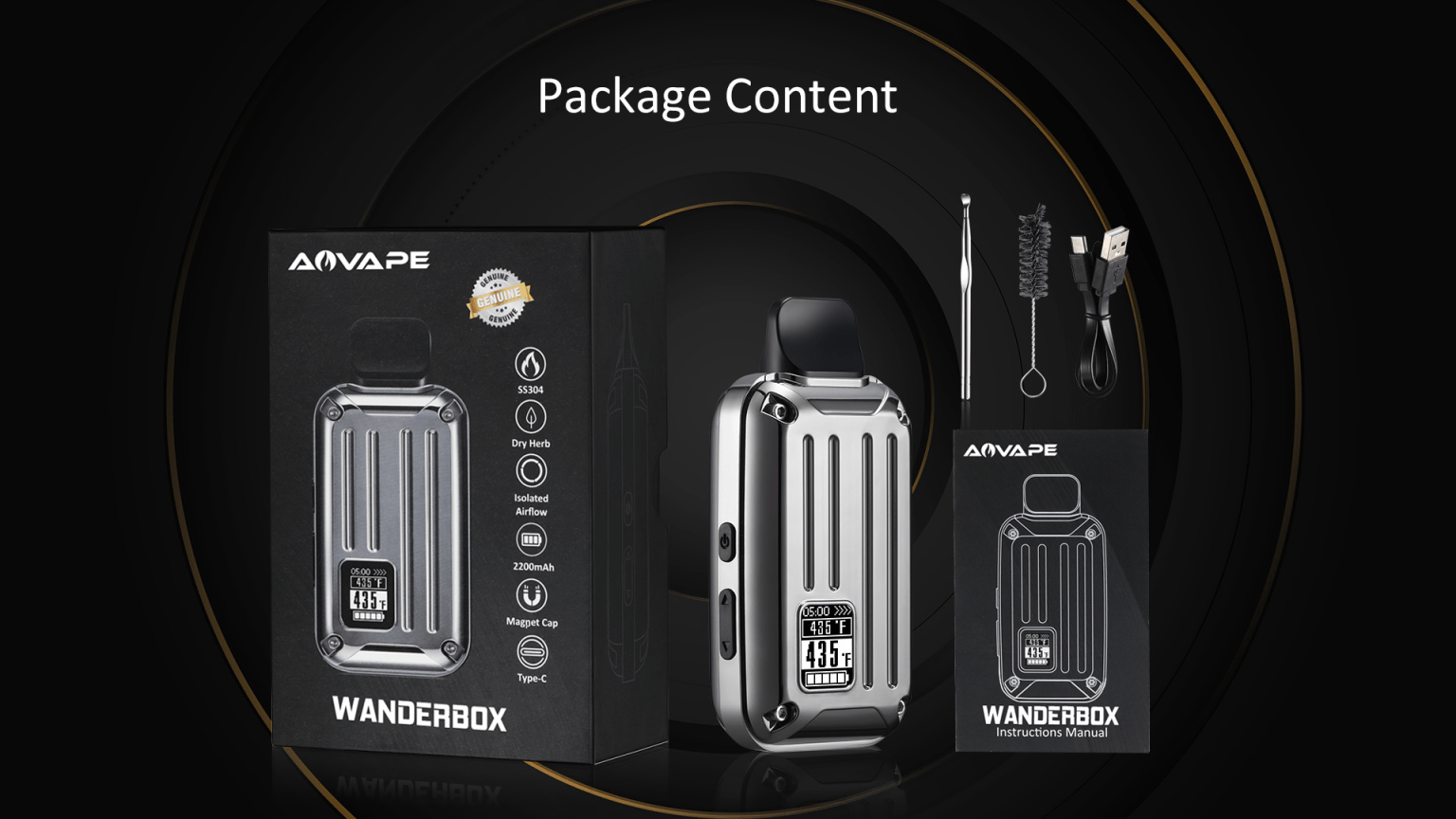 Wanderbox Marijuana Vaporizer - Aovape