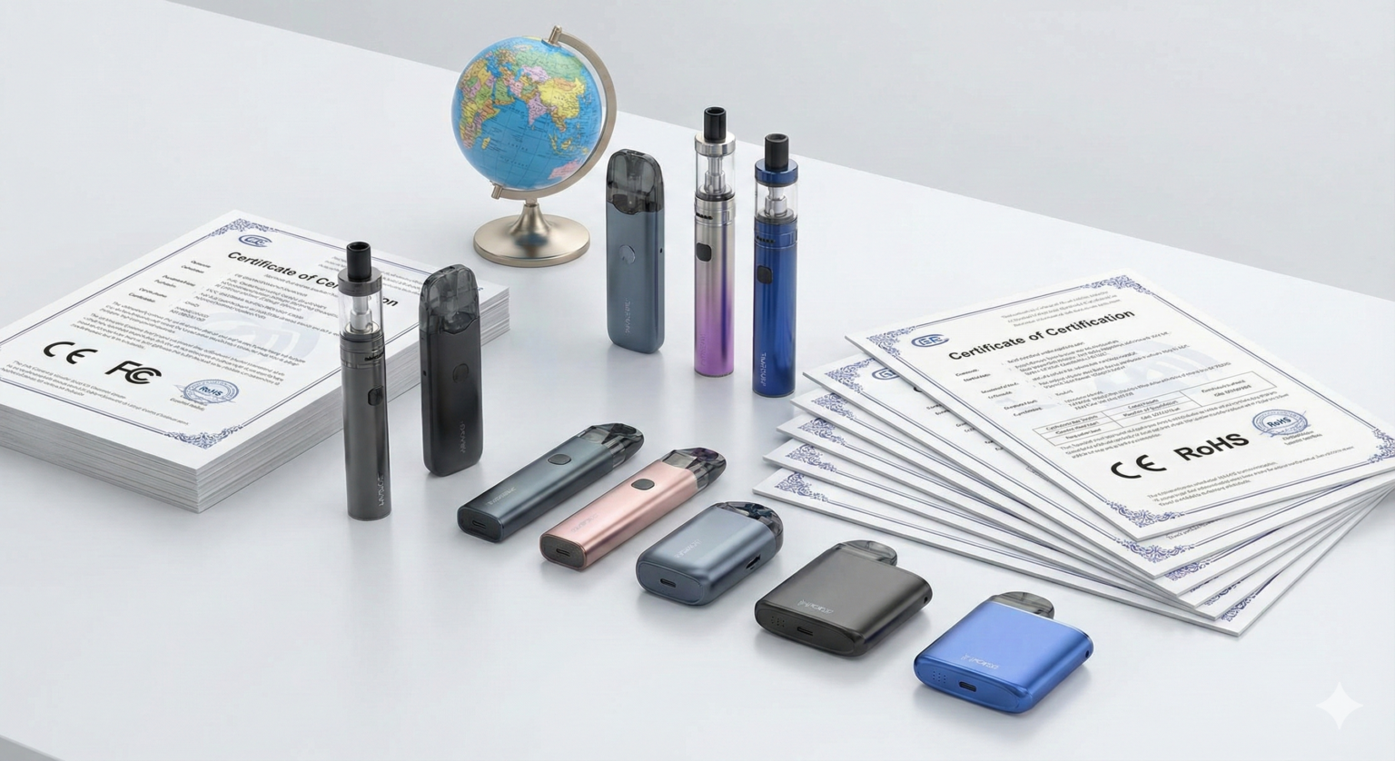 🧾 Understanding Vape Certifications (CE, FCC, RoHS, TPD) – Aovape